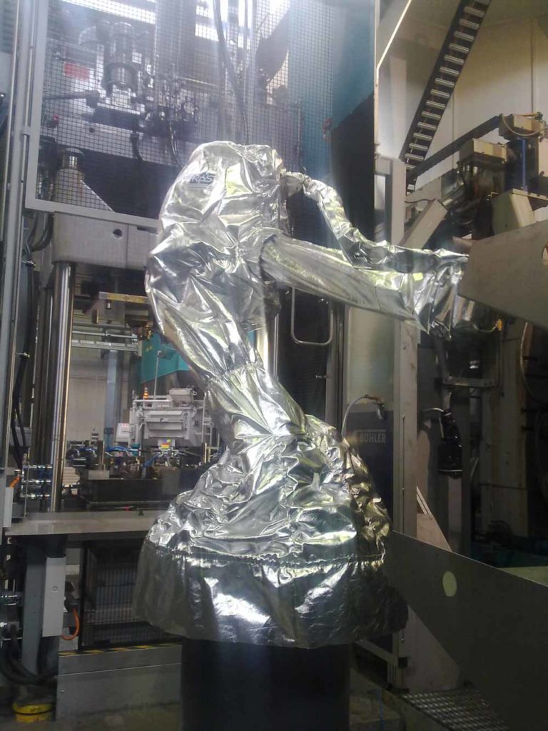 Heat protection Robot protection, robot protection cover, robotic ...