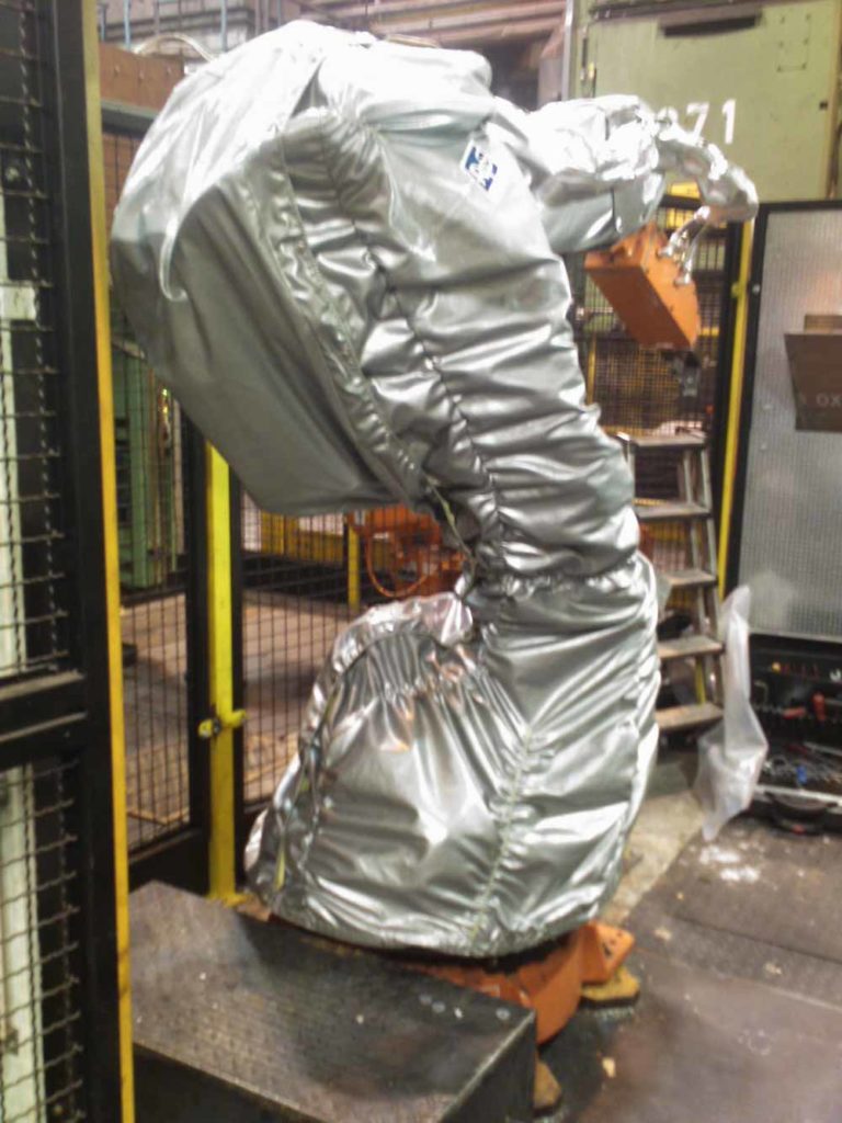 Heat protection Robot protection, robot protection cover, robotic ...