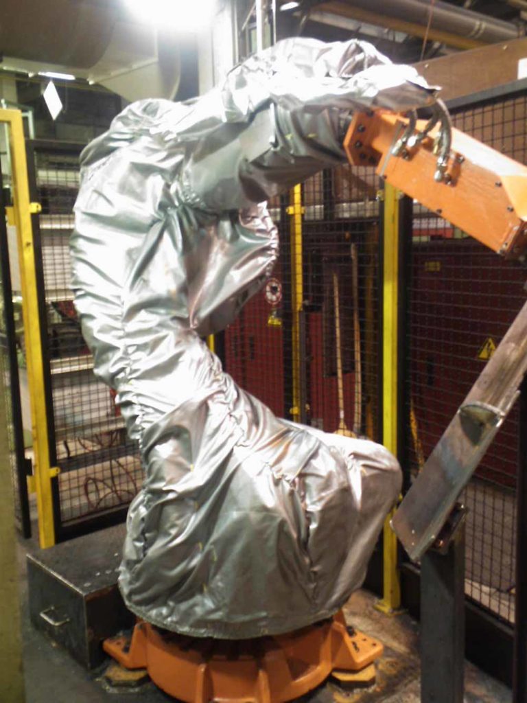 Heat protection Robot protection, robot protection cover, robotic ...