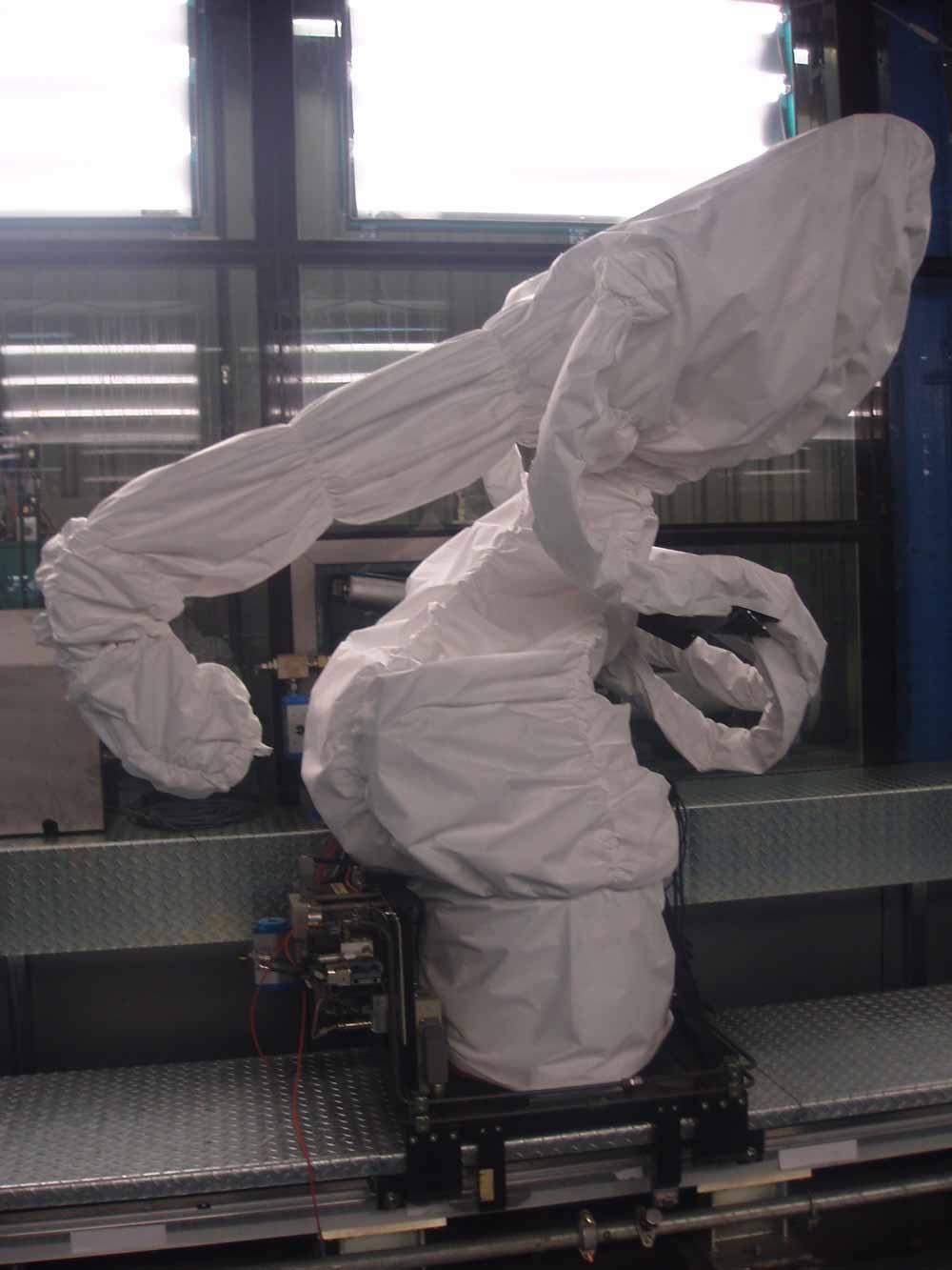 Paint applications - Robot protection, robot protection cover, robotic ...