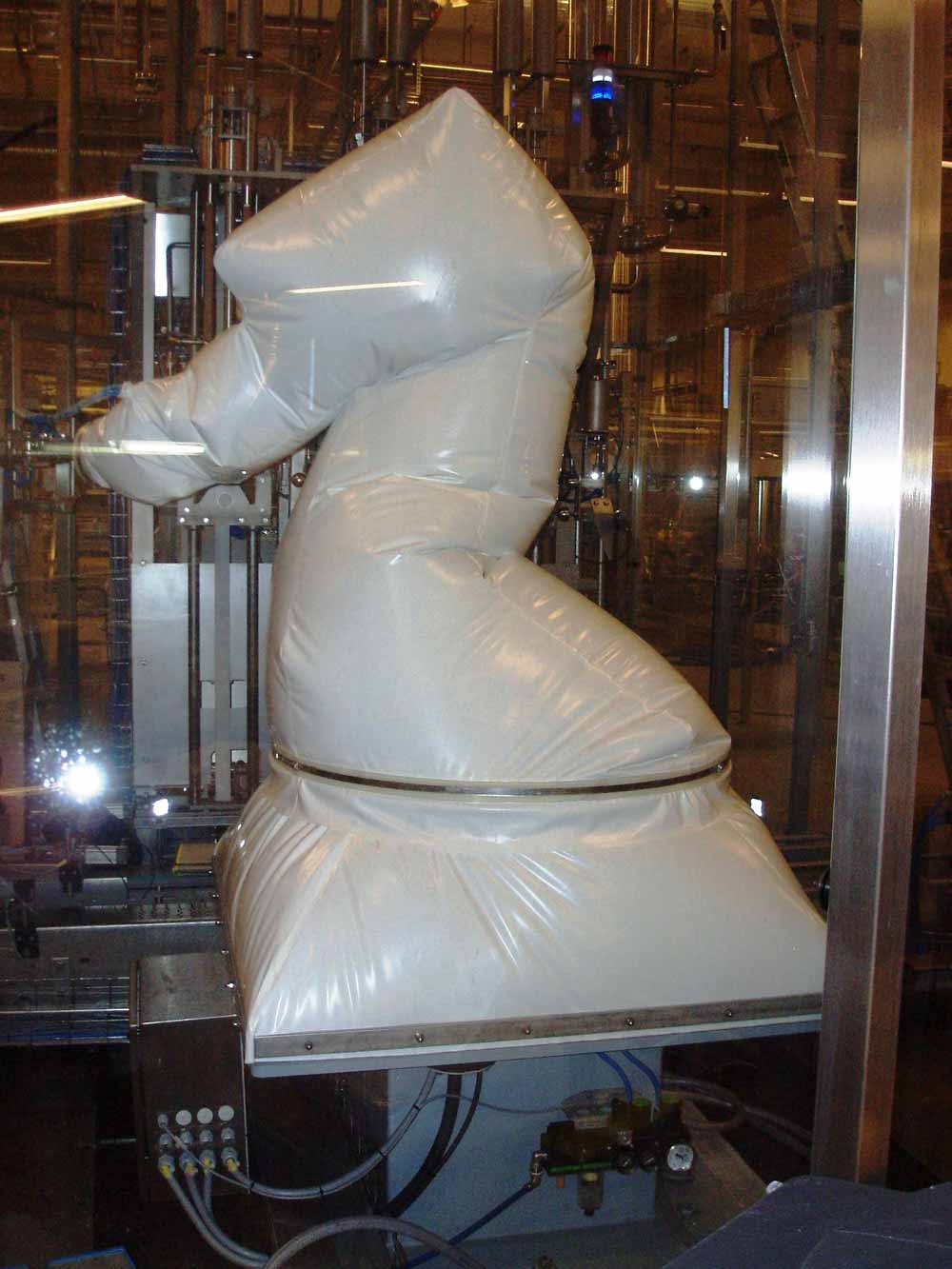 Food robot protection robot protection cover, robotic protection systems.