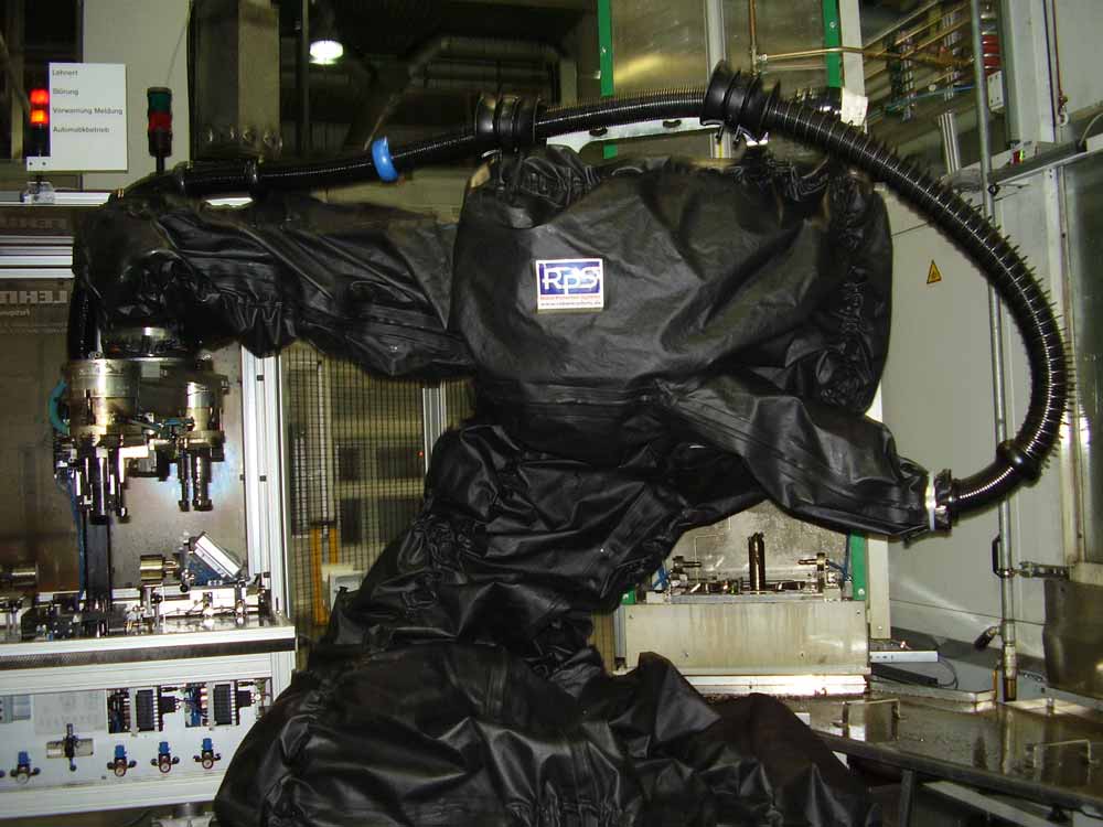 High pressure cleaning - Robot protection, robot protection cover, robotic